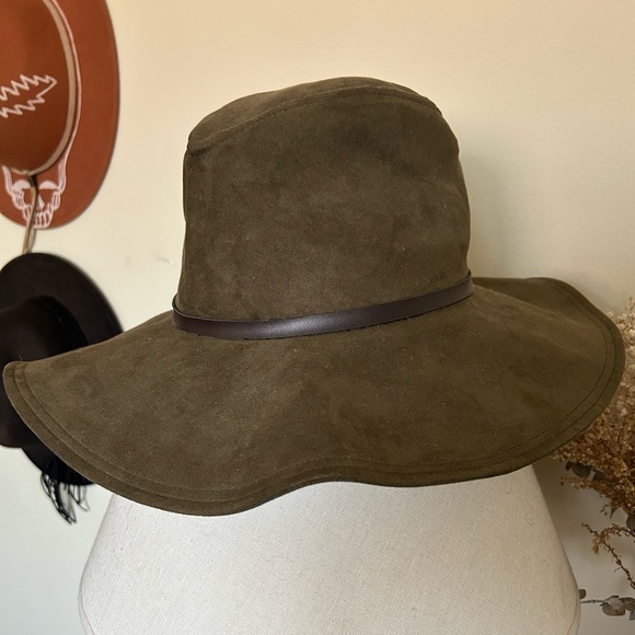 Zara | Accessories | Zara Moss Green Floppy Hat | Poshmark